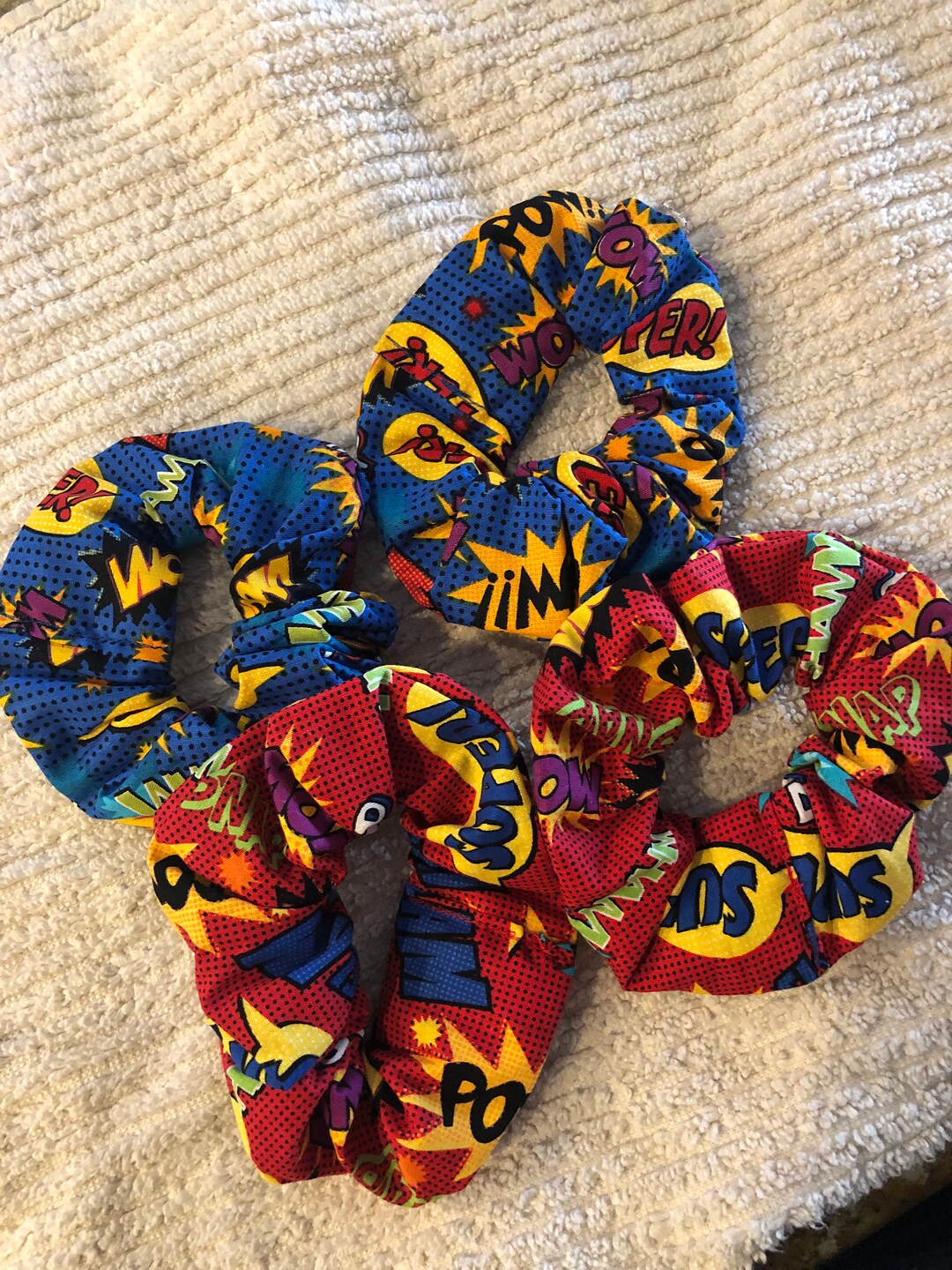 Scrunchies Super Hero Words - Etsy