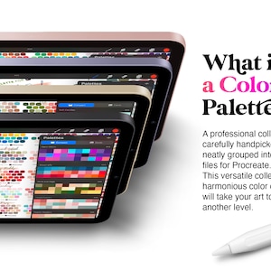120 Color Palettes for Procreate Bundle - Handpicked Color Swatches for ...