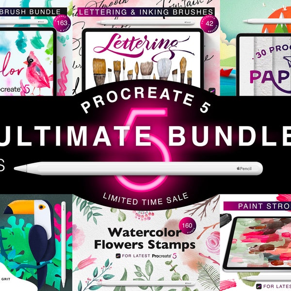 Procreate Paper Canvases / Set of 17 Premium Procreate Papers ...