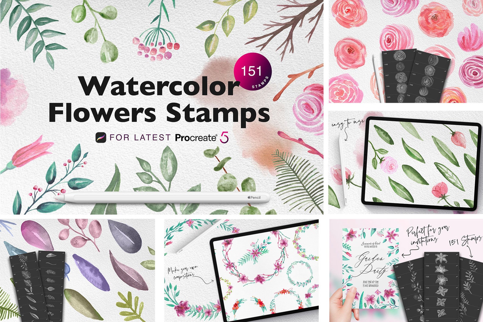 600+ Procreate Brushes & Stamps Bundle - Etsy