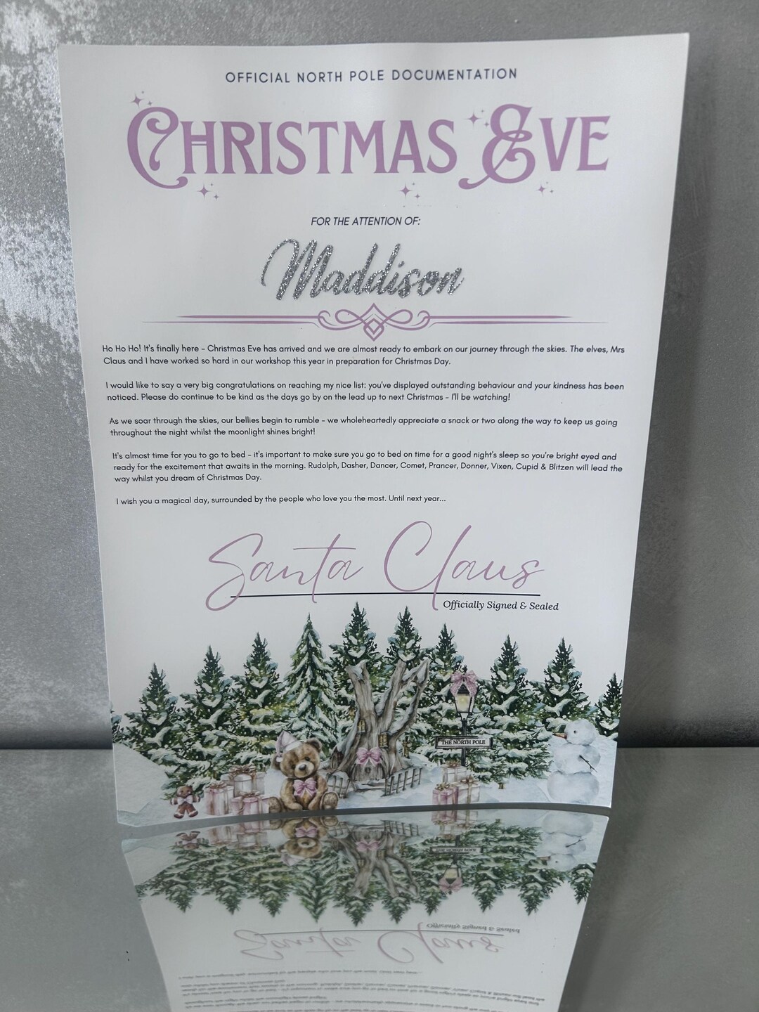 Christmas Eve Letters | Letter From Santa| Christmas Eve Box - Etsy