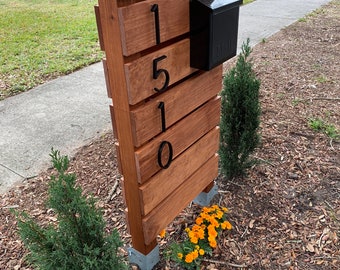 Wood mailbox | Etsy
