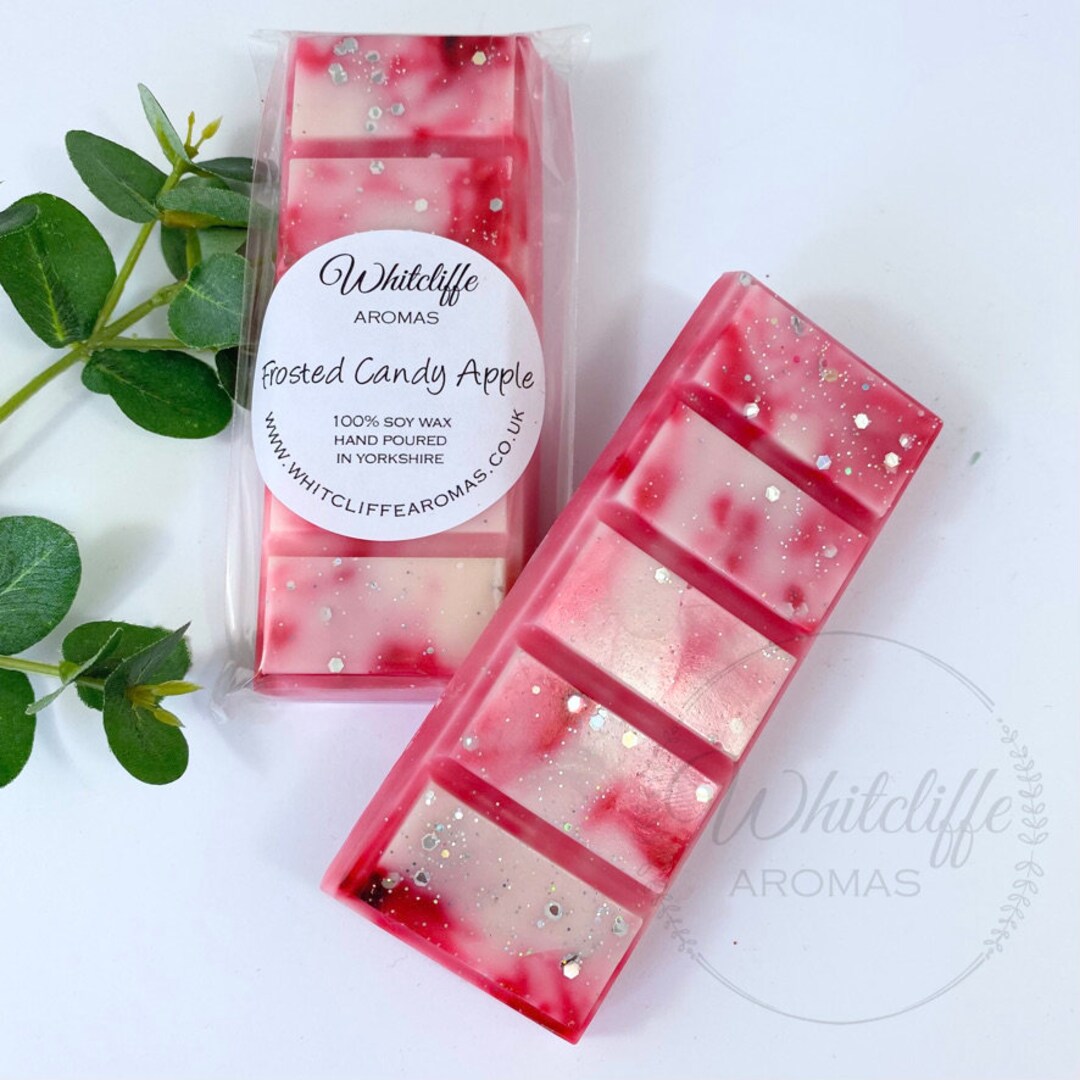 Frosted Candy Apple Wax Melts, Snap Bar, Soy Wax, Eco Friendly, Highly ...