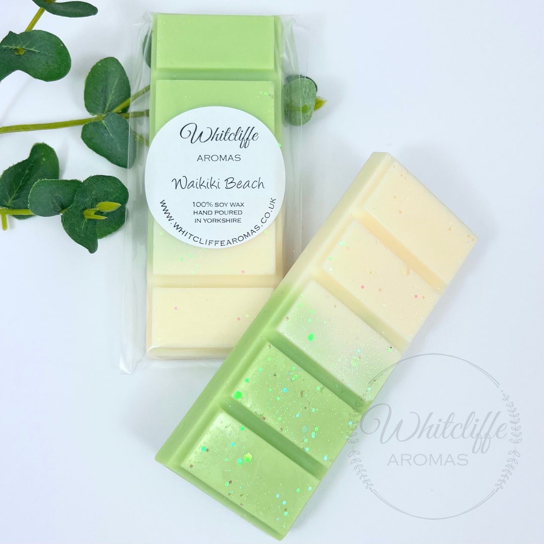 Waikiki Beach Wax Melts, coconut, tropical beach, summer, Snap Bars ...