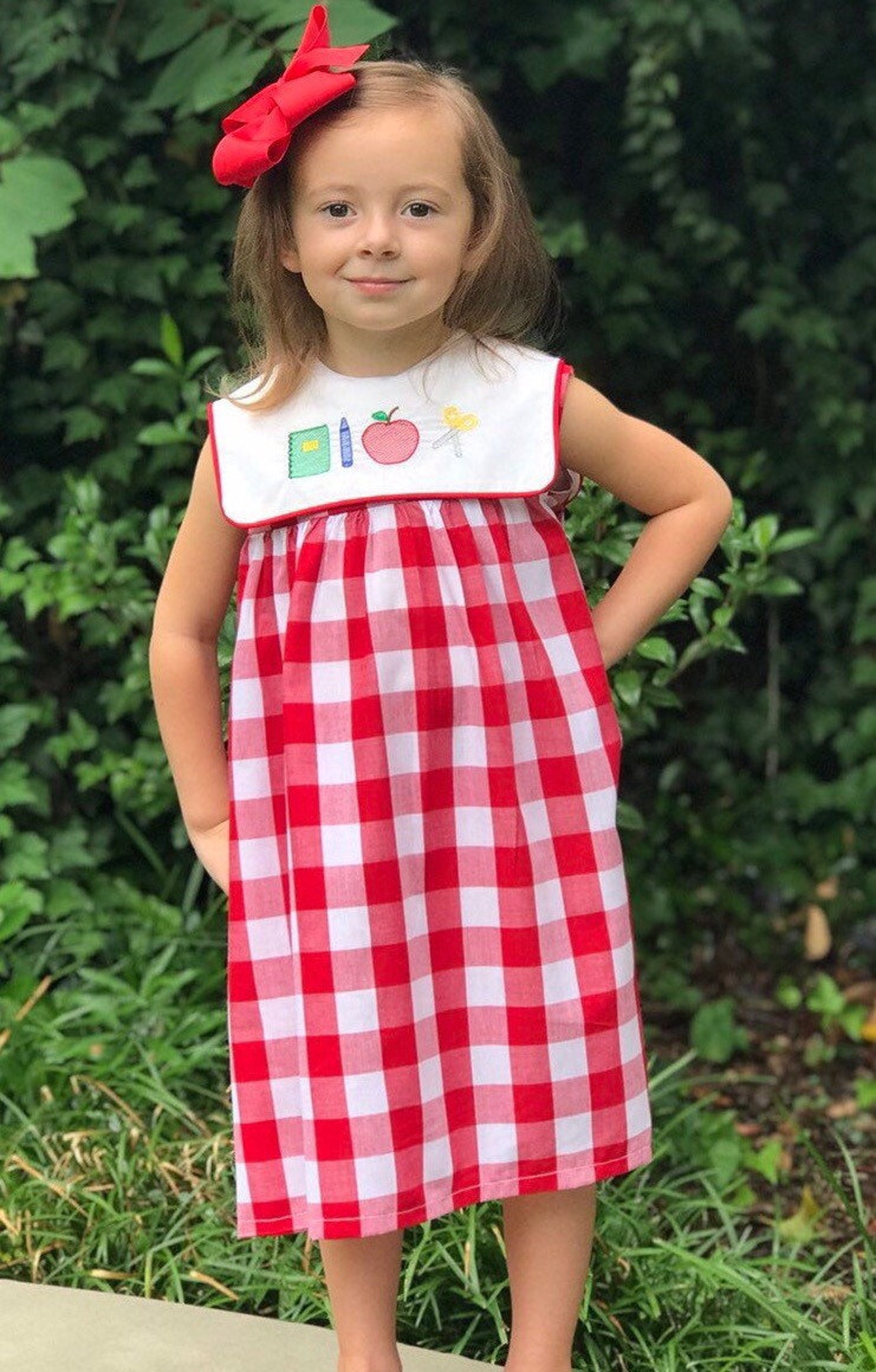 Back to School Dress! Girls School Dress!! FREE SHIPPING - Etsy