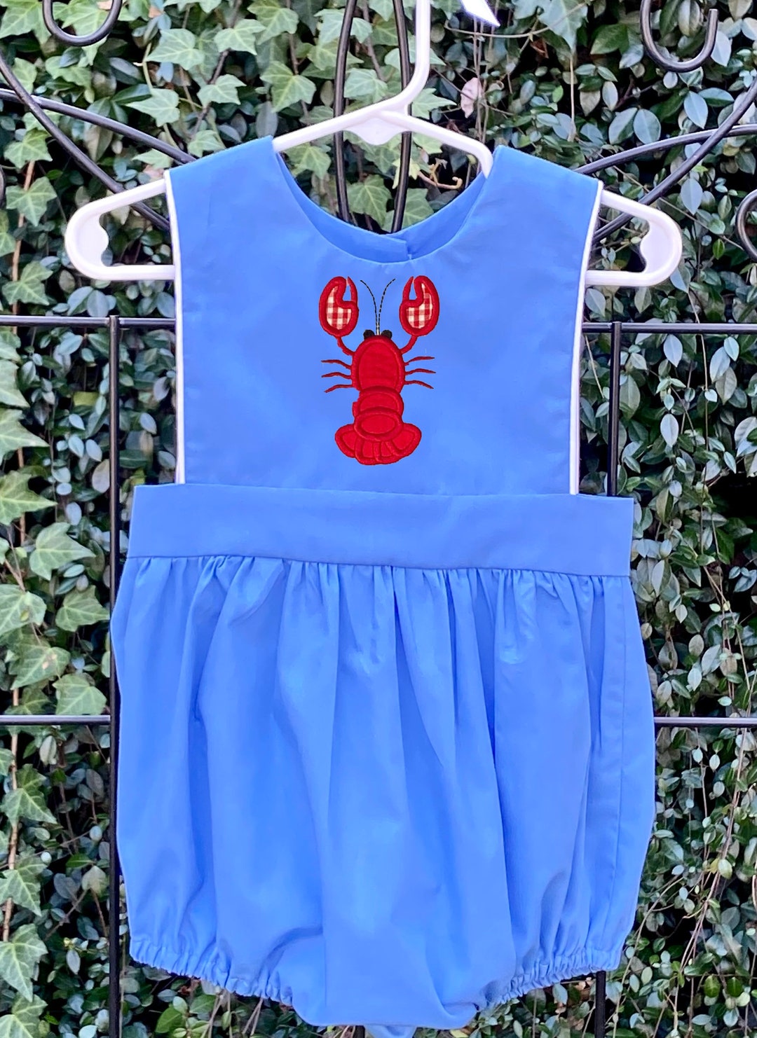 Boys Bubble! Boys Playsuit . Crawfish Design. FREE SHIPPING - Etsy