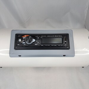 Single DIN Radio Bedroll Speaker Mount Kit From a 6" Sch 40 PVC Tube ...