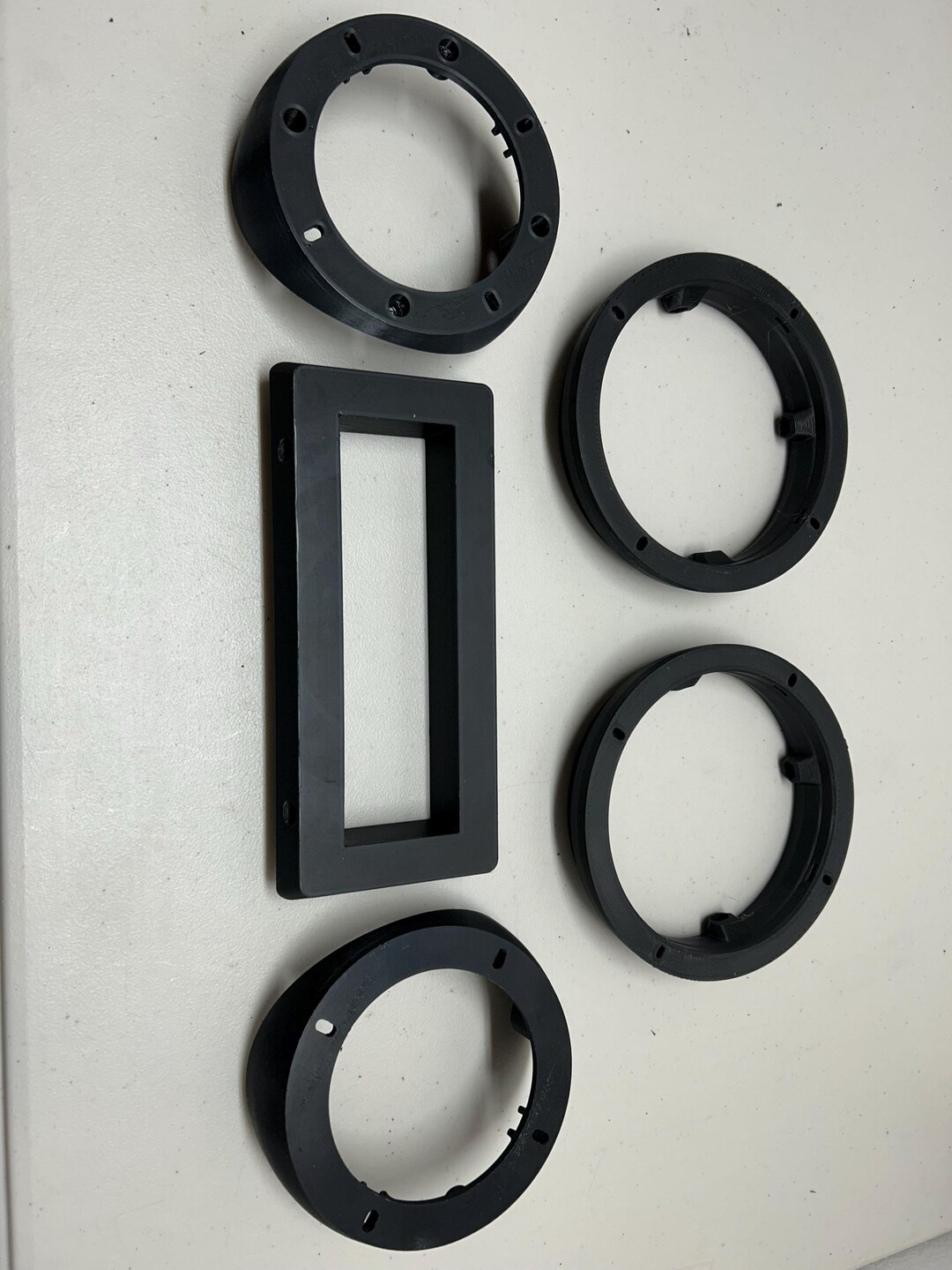 Single DIN Radio Bedroll Speaker Mount Kit From a 6" Sch 40 PVC Tube ...