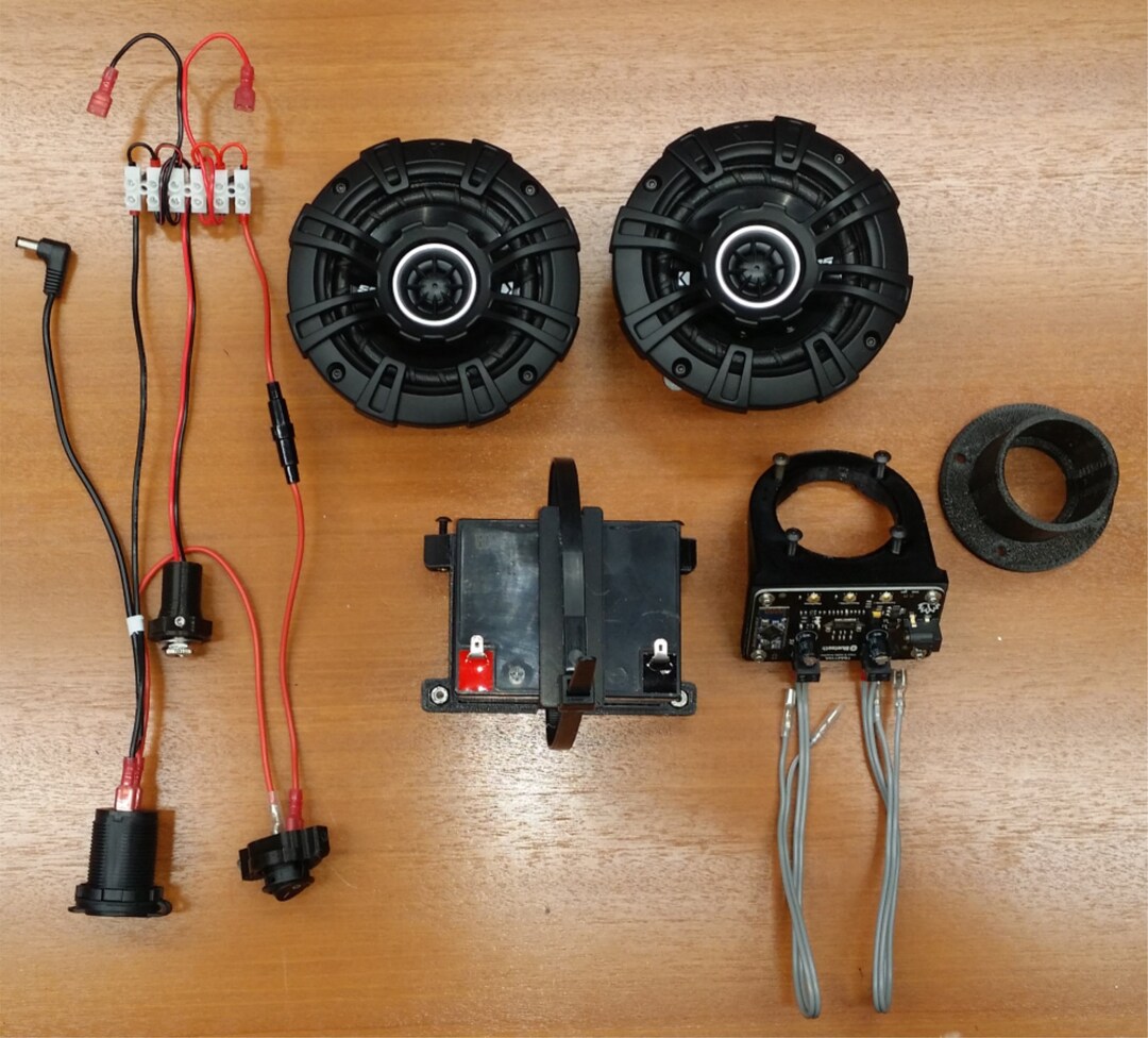 Bluetooth Ammo Can Stereo Speaker Kit. Complete Package to Fit Inside a ...