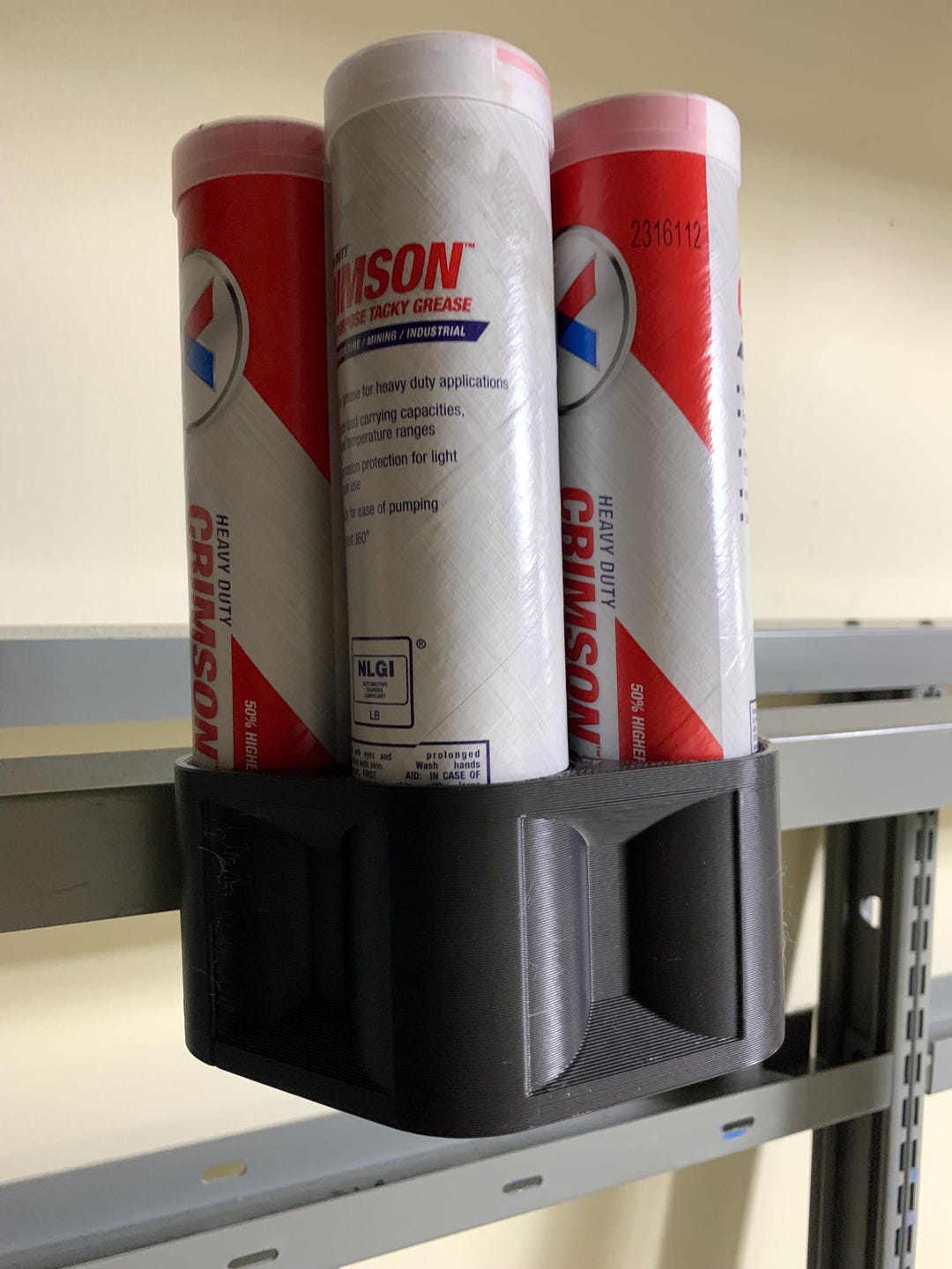 Magnetic Grease Tube Holder. Dual Magnetic Bracket Holes up to 5 - 14oz ...