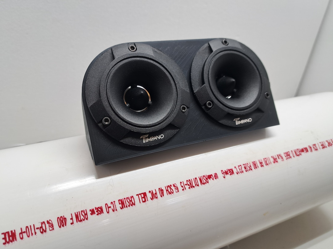 Dual Timpano Tube Tweeter Speaker Pod Kit for a 6" Tube. Includes ...