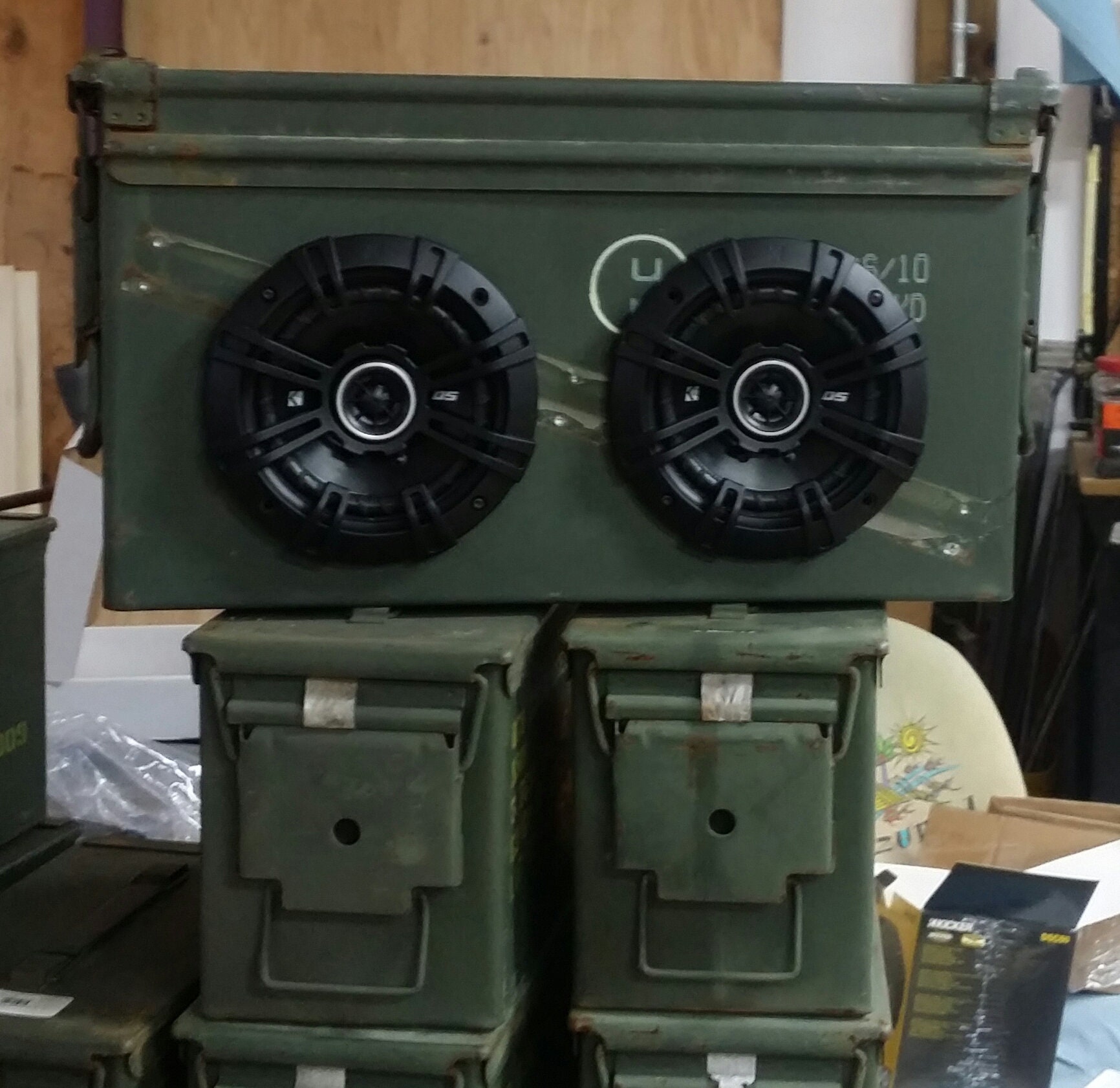 Big 40mm Ammo Can With 6.5 Speakers and 50W per Channel - Etsy