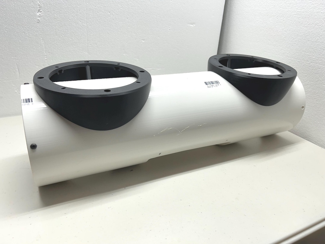 Big Pods! Pod Mount Two 6.5” Speakers Using Your 6" Sch 40 PVC Tube ...