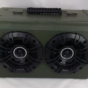 MAX POWER Bluetooth Ammo Can Boombox. Completely Assembled 50W+50W ...