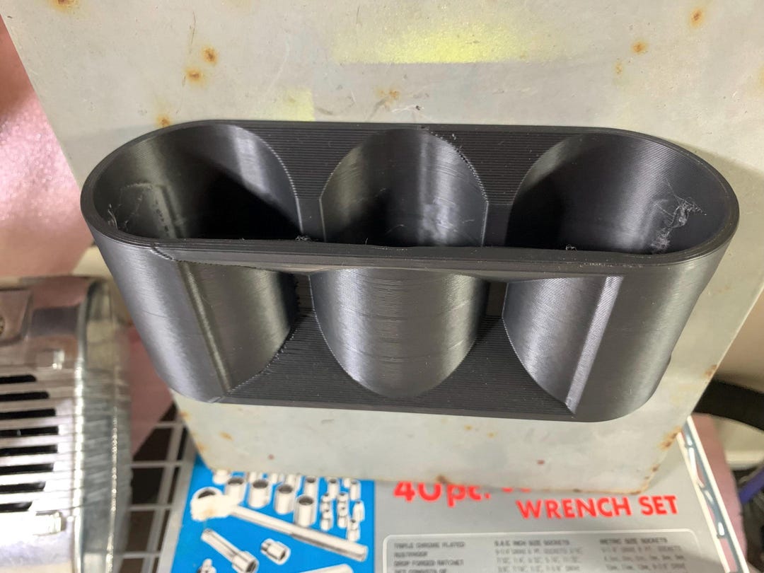 Magnetic Grease Tube Holder (triple) With Dual Magnetic Bracket Holes ...