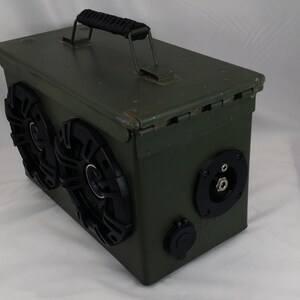 MAX POWER Bluetooth Ammo Can Boombox. Completely Assembled 50W+50W ...