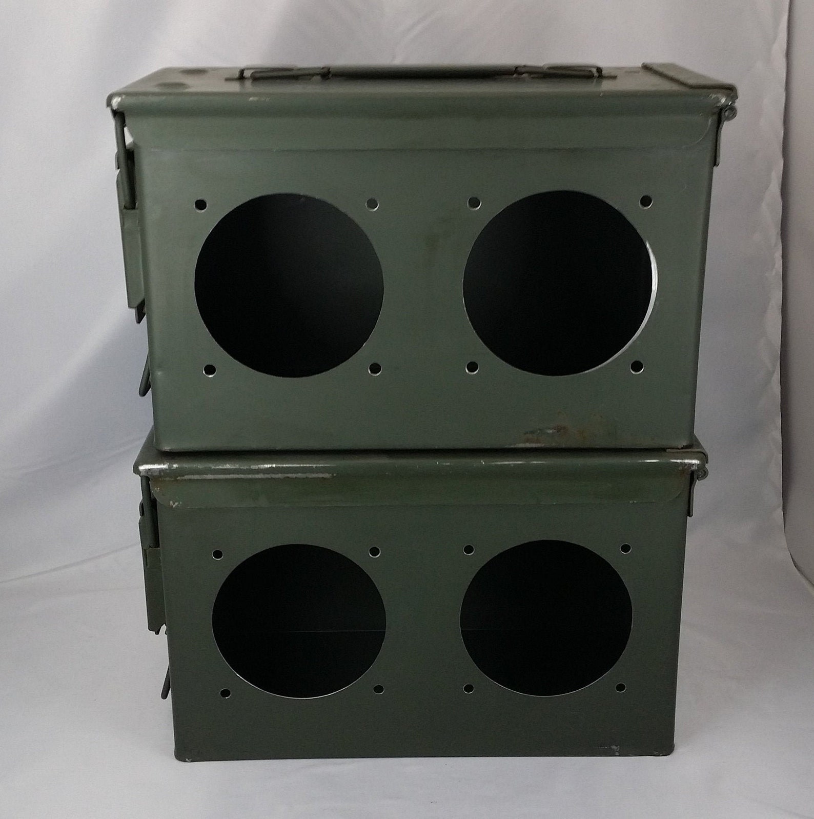 Matching Pair of 50 Cal Ammo Can Box Machined for 4 - Etsy