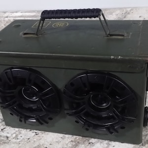 MAX POWER Bluetooth Ammo Can Boombox. Completely Assembled 50W+50W ...