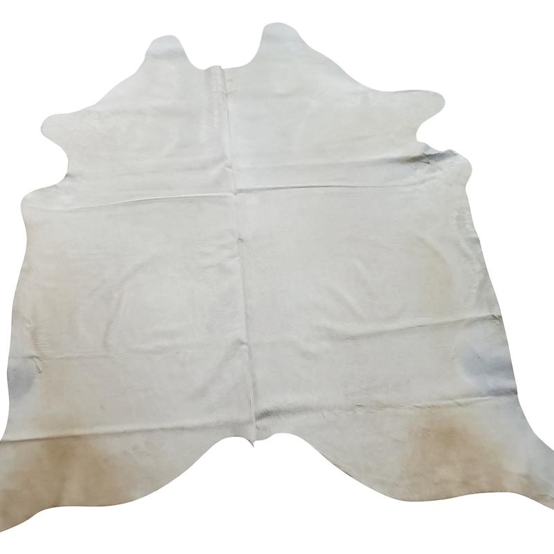White Cowhide Rug - Etsy