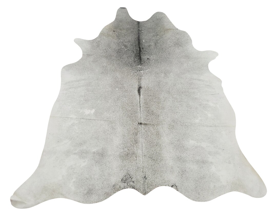 Grey Cowhide Rug 72 X 68 Inches 7038 - Etsy