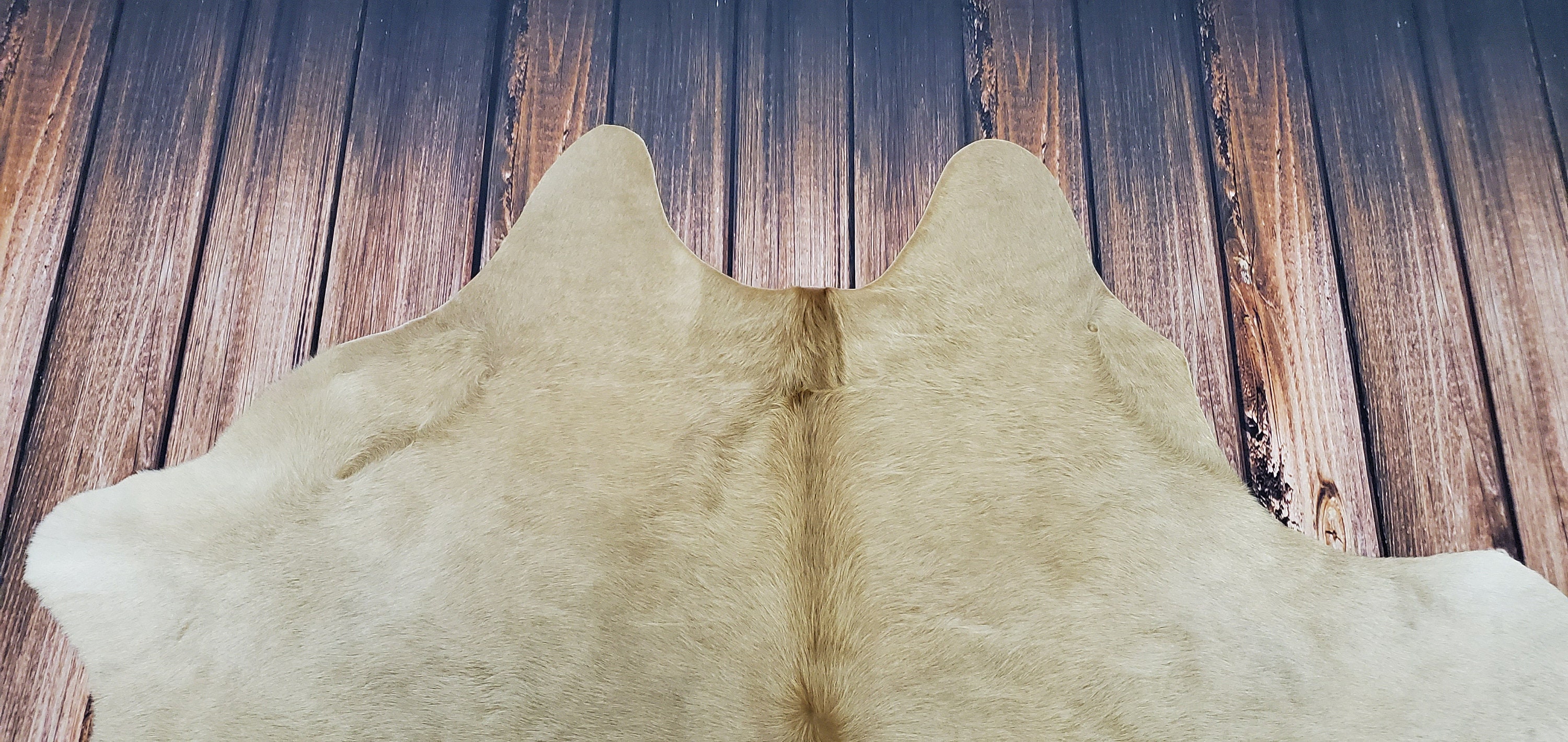 Light Beige Cowhide Rug 88 X 79 Inches 7024 - Etsy