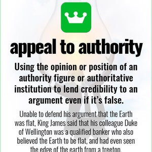 Top 24 Common Logical Fallacies High-res Digital Printable JPG Flash ...