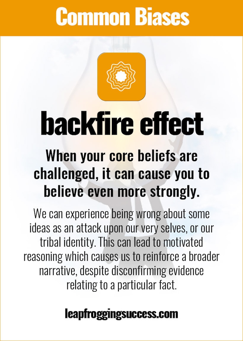 Cognitive Biases Poster, 25 Common Biases (digital Download) - Etsy