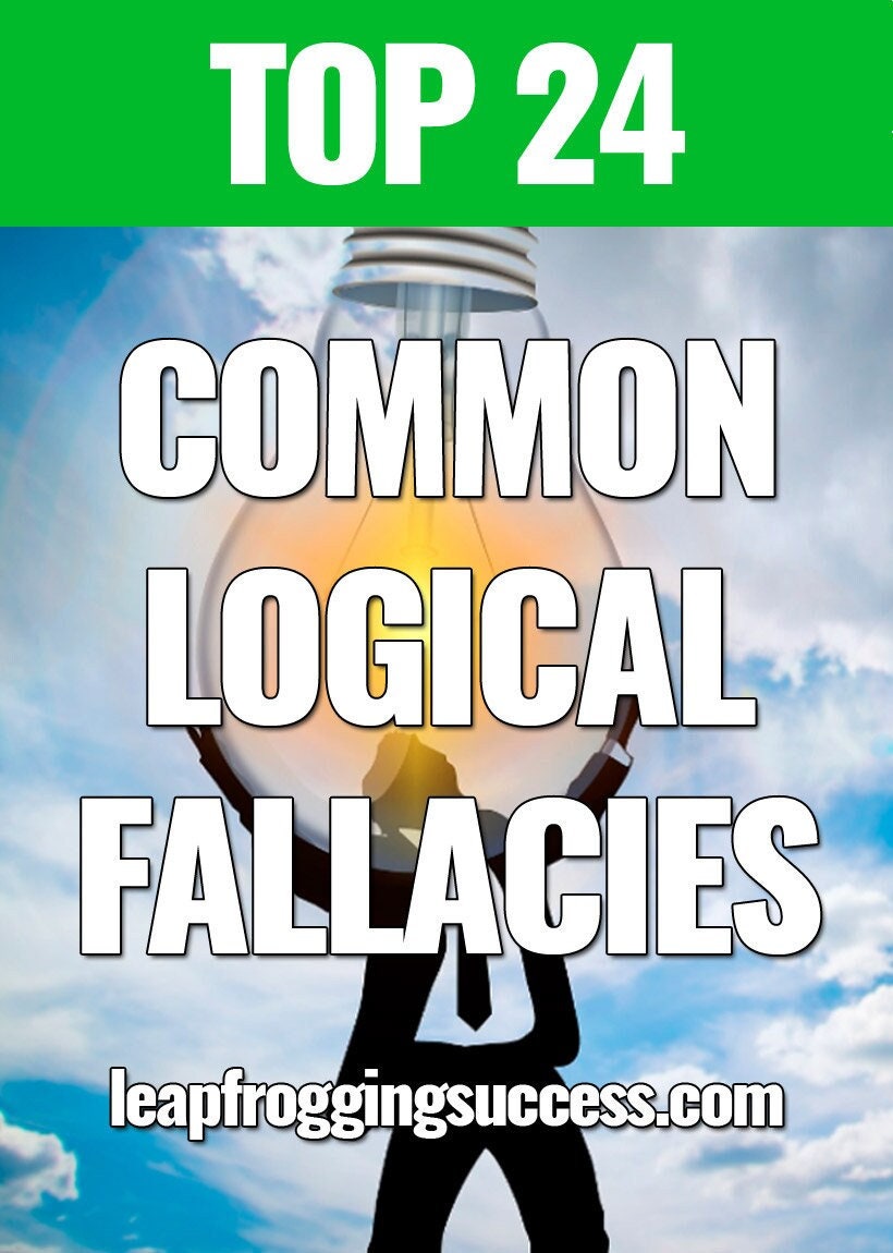 Top 24 Common Logical Fallacies High-res Digital Printable JPG Flash Cards for Quizzes, Games ...