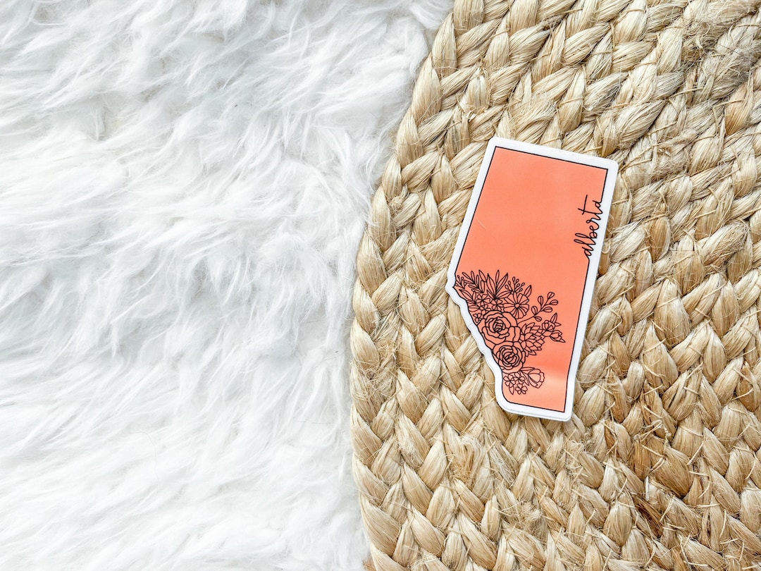 Alberta Province Sticker | AB Decal, Island Life, Travel Souvenir ...
