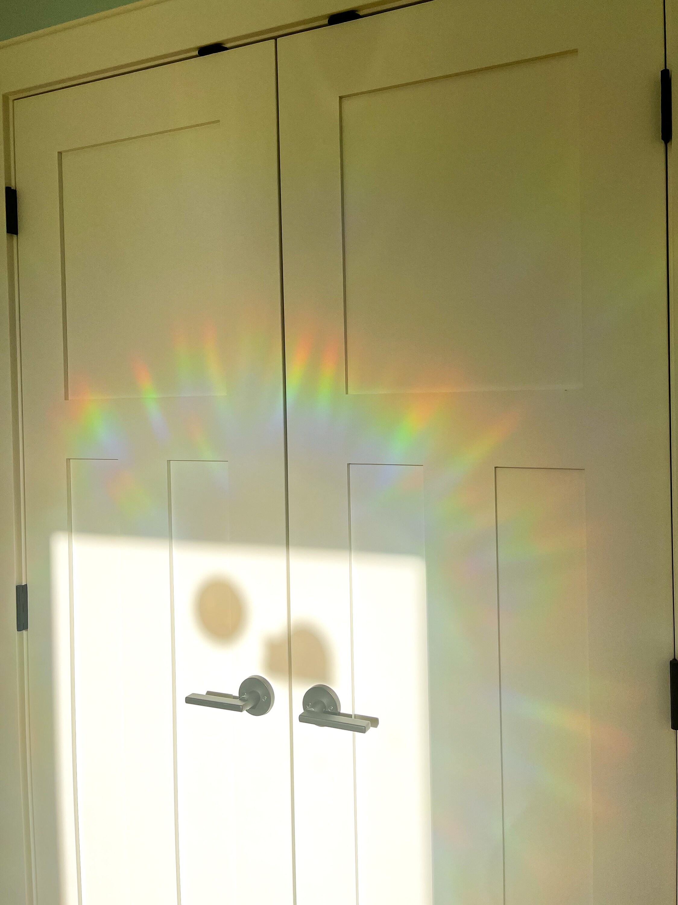 Holographic Disco Inferno Suncatcher Decal Window Cling, Prismatic ...