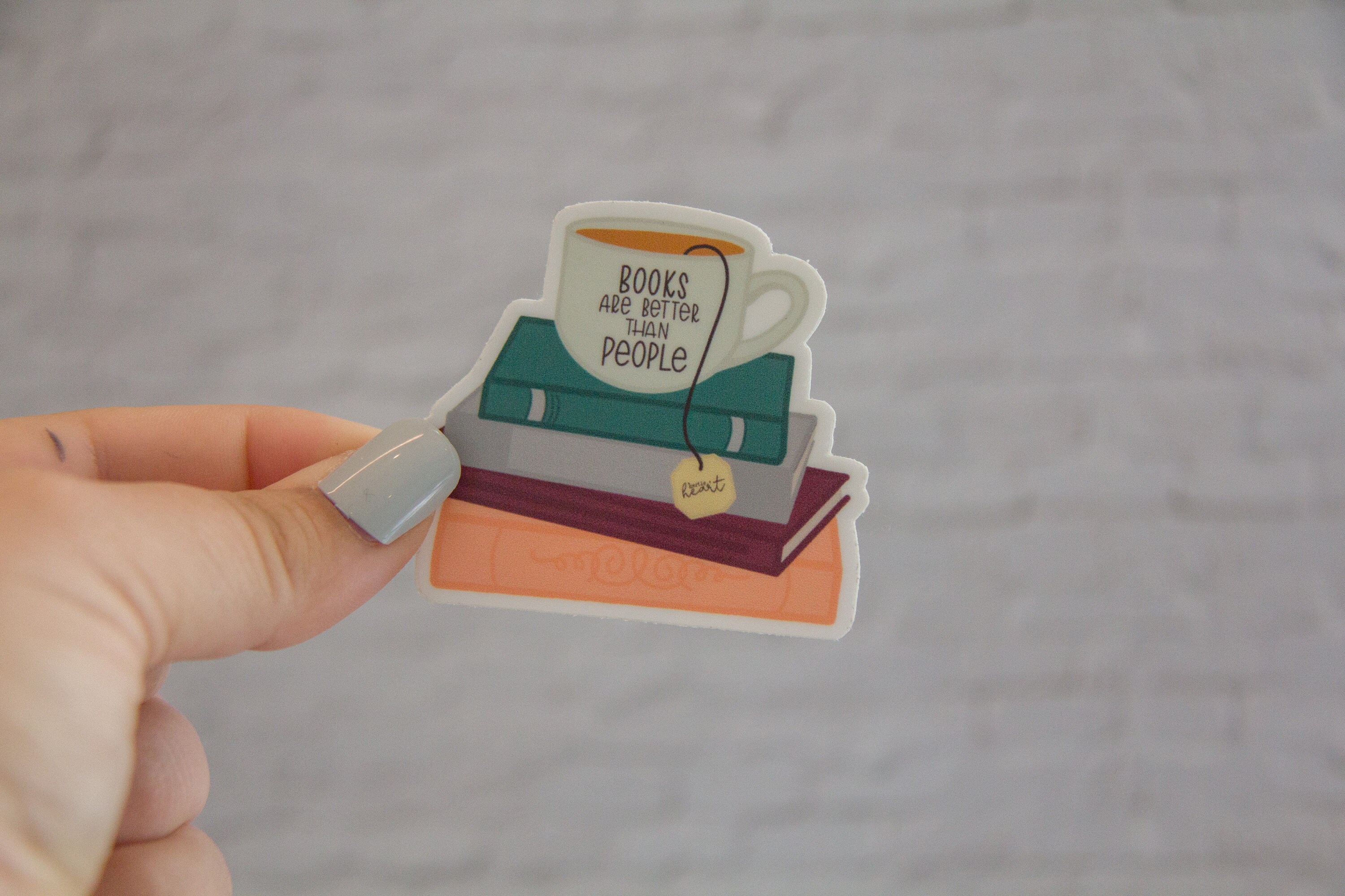 Books Are Better Than People Sticker Funny Laptop Decal - Etsy Canada