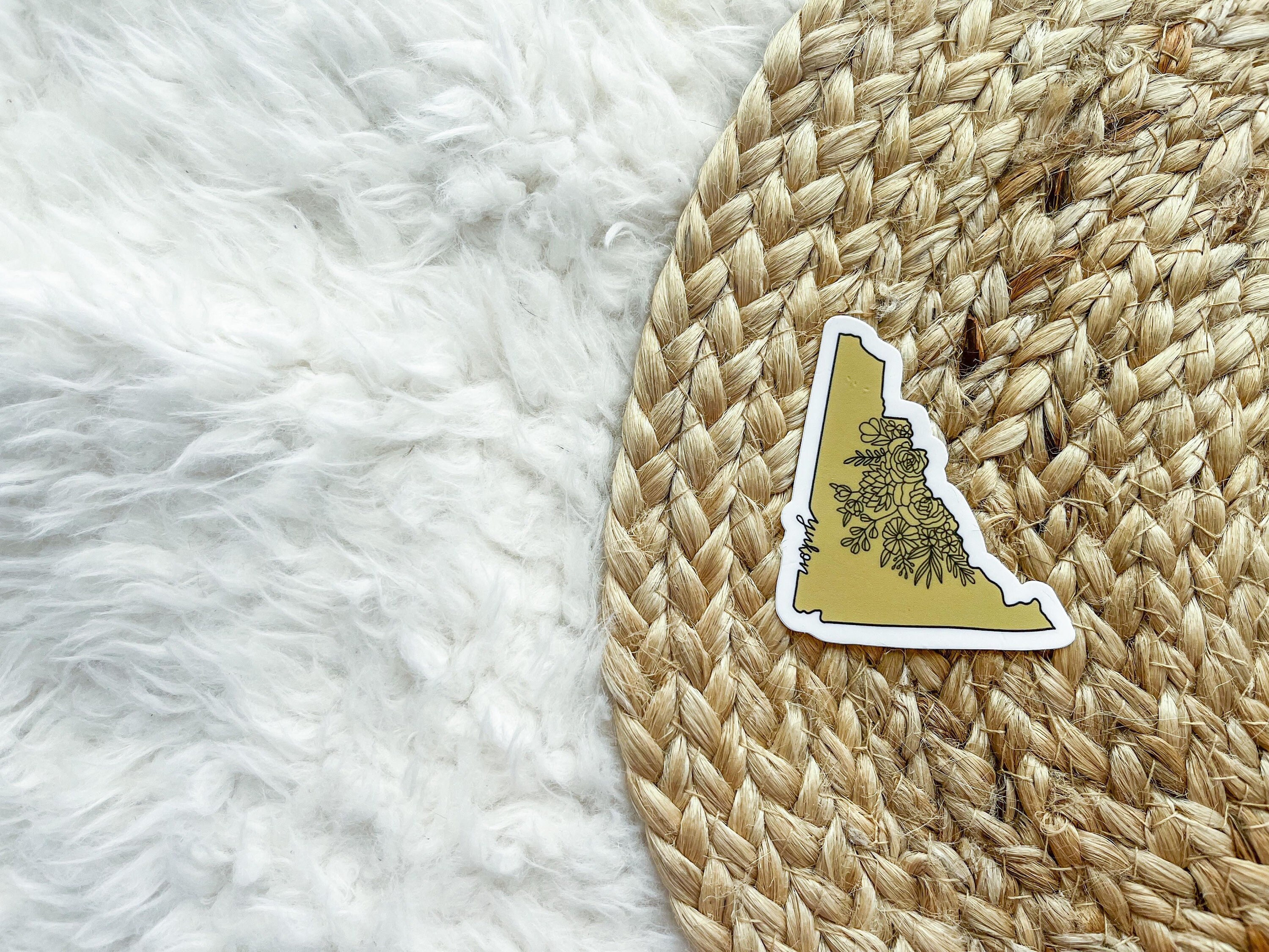 Yukon Territory Sticker YT Decal Island Life Travel - Etsy
