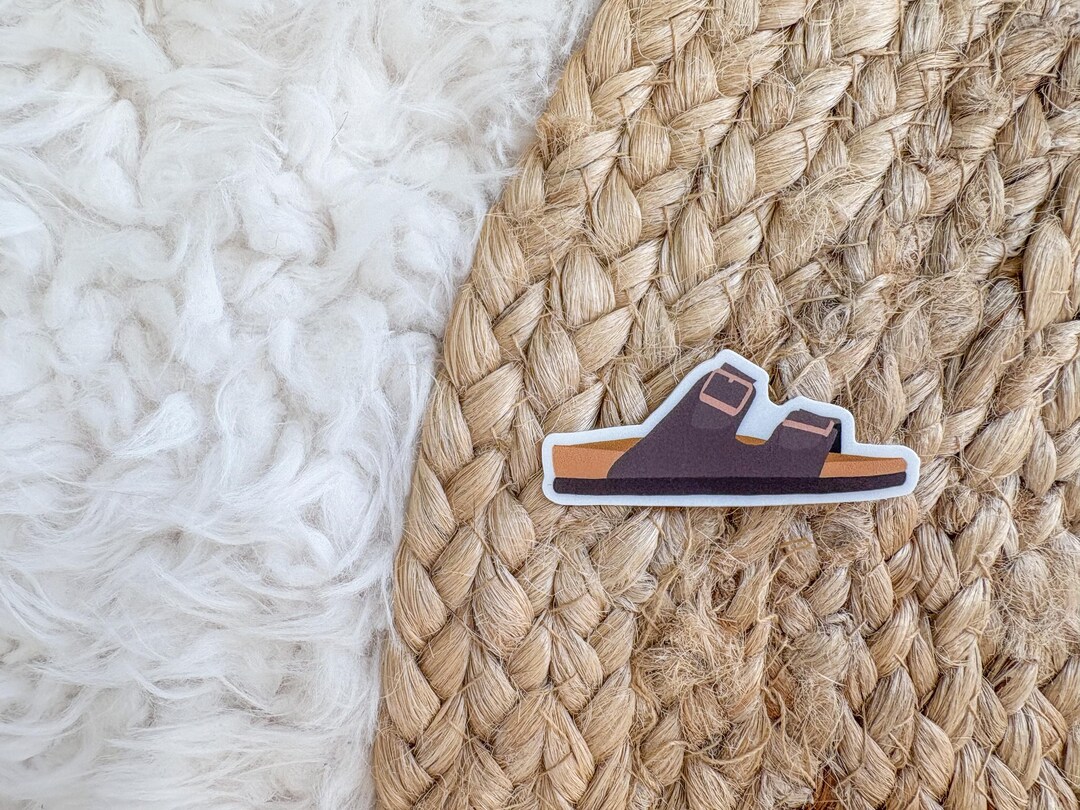 Birkenstock Sandal Vinyl Sticker | Cute Summer Sandals Sticker, Gift ...