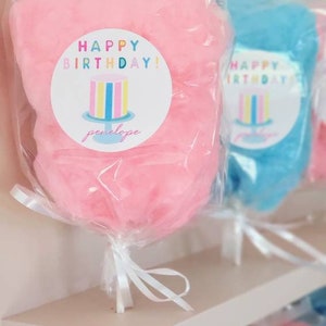 Cotton Candy on a Stick, Birthday Gift, Cotton Candy Cone, Gender ...