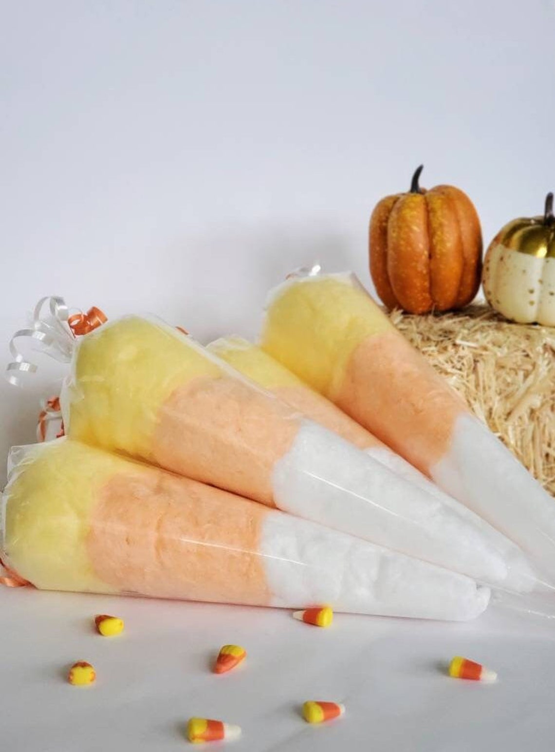 Candy Corn Cotton Candy Halloween Party Trick or Treat - Etsy
