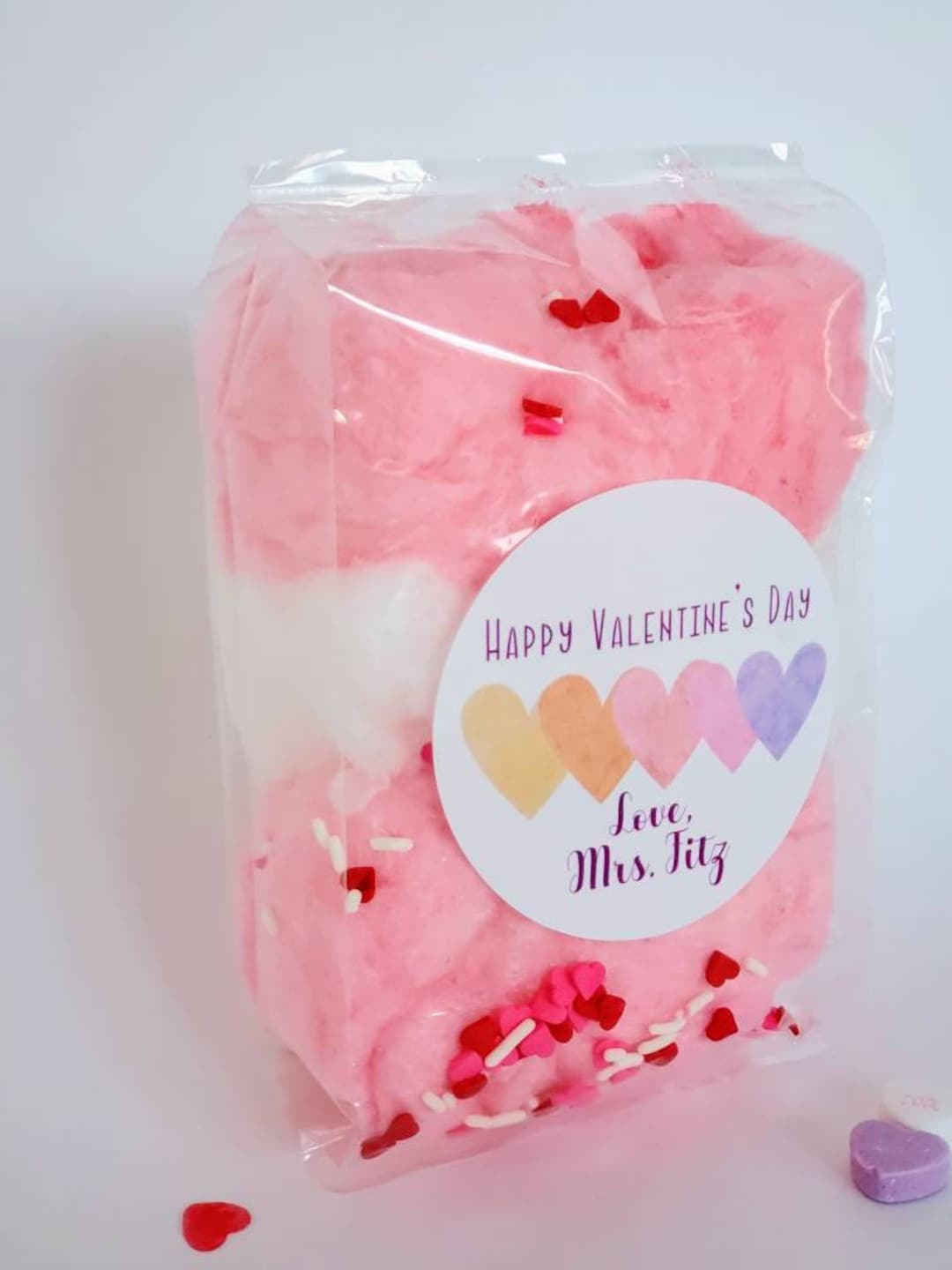 Valentine's Day Cotton Candy, Valentines Treat, Galentines Day, Baby ...