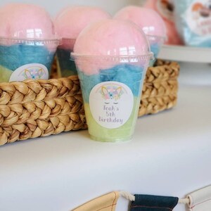 Cotton Candy Party Cups, Birthday Party Favors, Wedding Favors, Gourmet ...