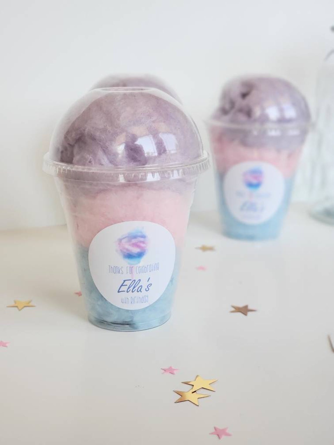Cotton Candy Party Cups Birthday Party Favors Wedding - Etsy