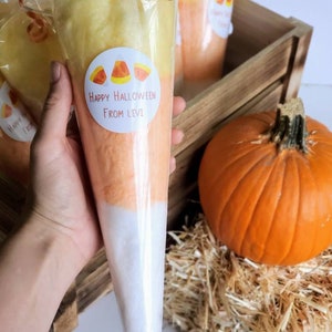 Candy Corn Cotton Candy, Halloween Party Gift, Trick or Treat ...