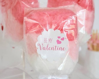 Galentine's Cotton Candy on a Stick, Galentines Day, Ombré Cotton Candy ...