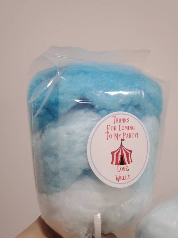 Blue Cotton Candy On A Stick