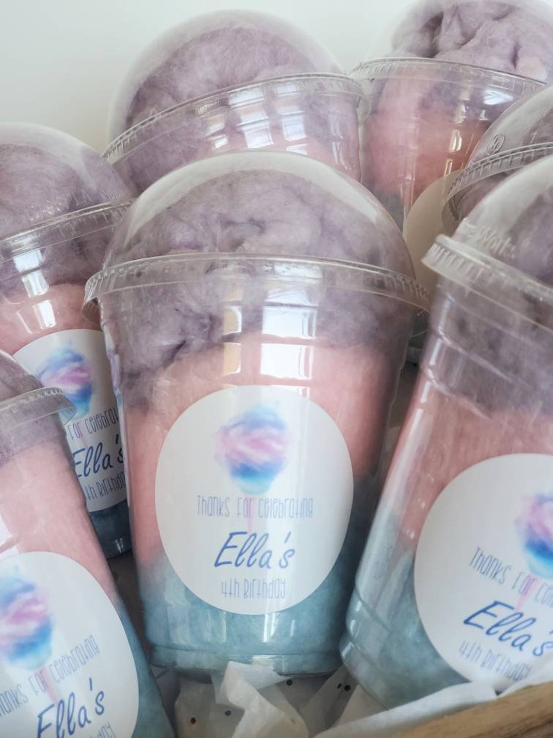 Cotton Candy Party Cups Birthday Party Favors Wedding - Etsy