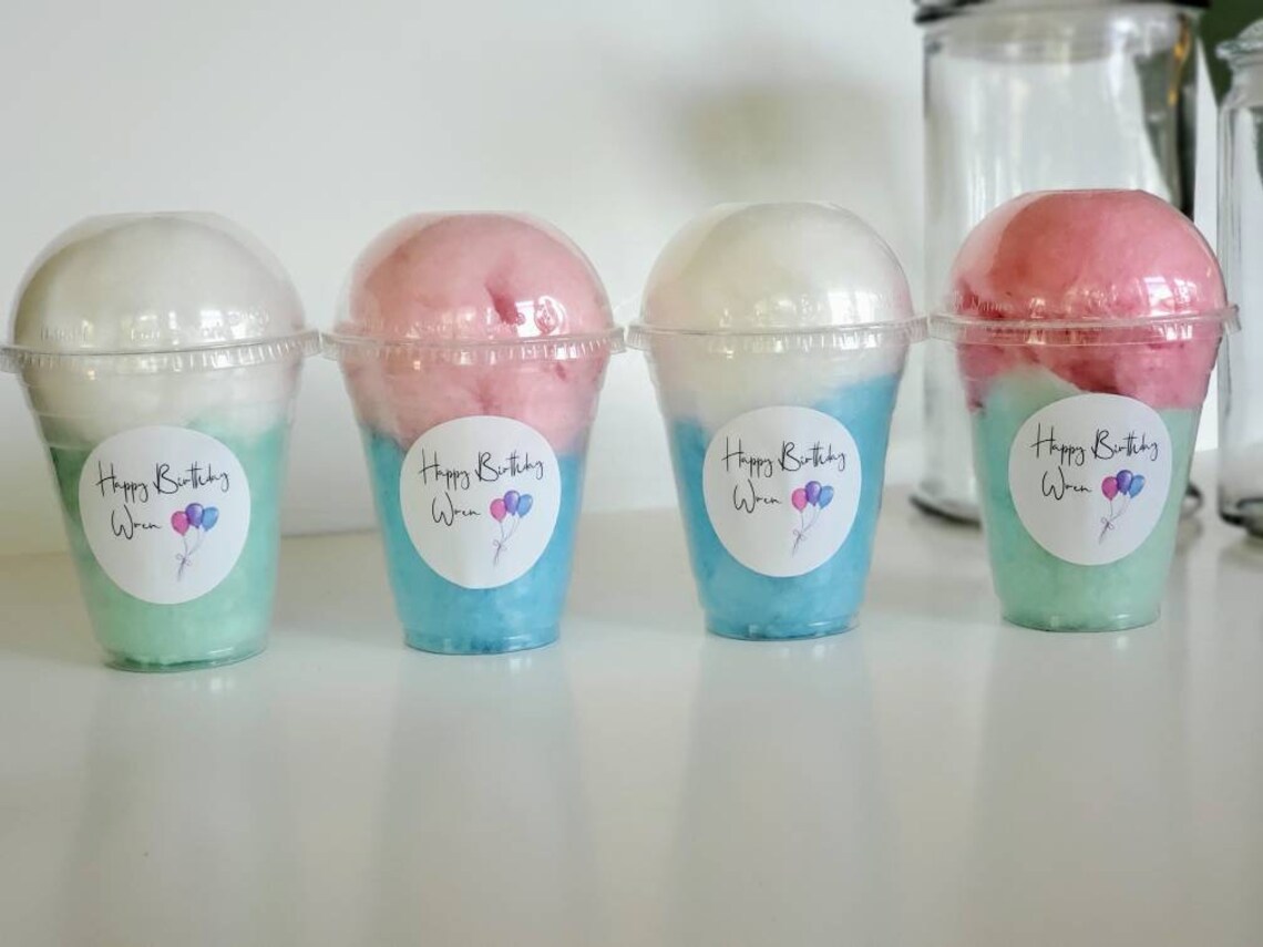Cotton Candy Party Cups Birthday Party Favors Wedding | Etsy