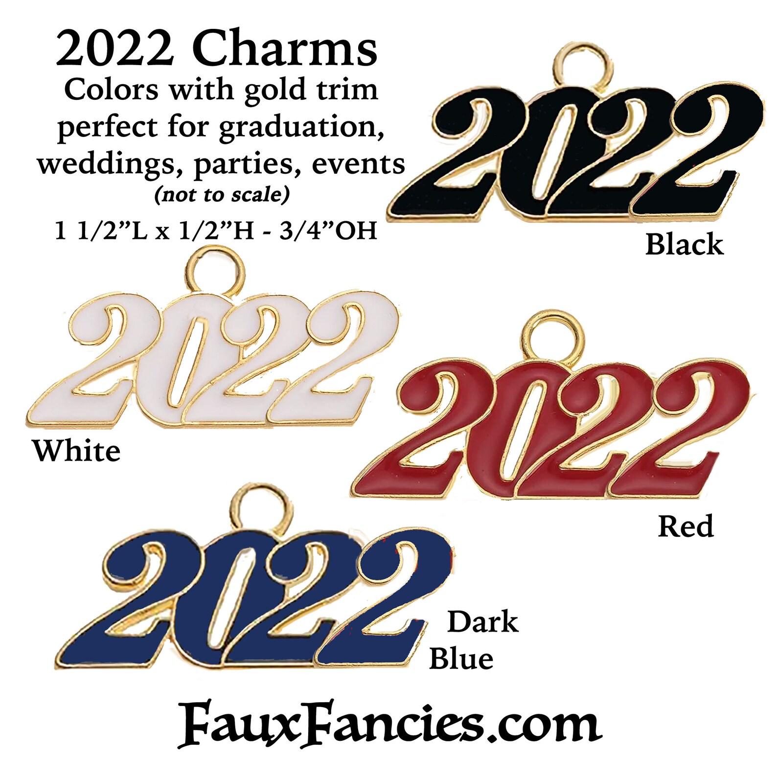 2022 Charms 2022 Graduation Charms 2022 Wedding Charms | Etsy