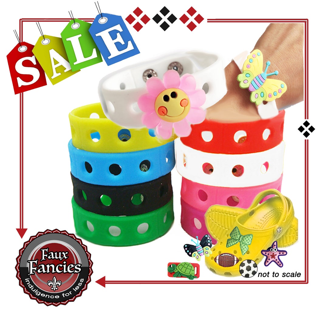 PVC Bracelet for PVC Charms, Silicone Charms, Kids Charms, PVC ...