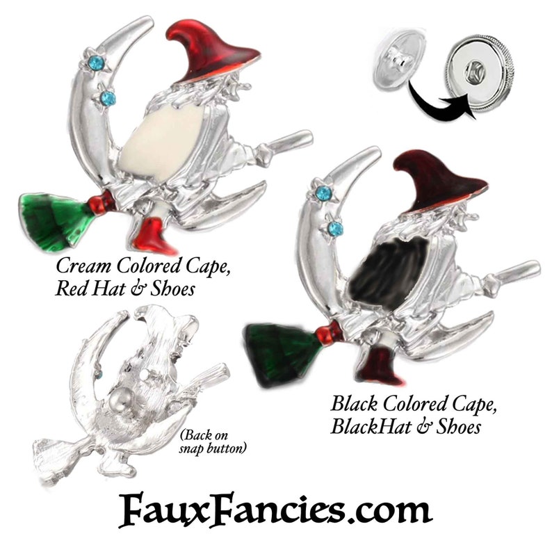 SALE Halloween WITCH Snap Buttons Halloween Snap Buttons - Etsy