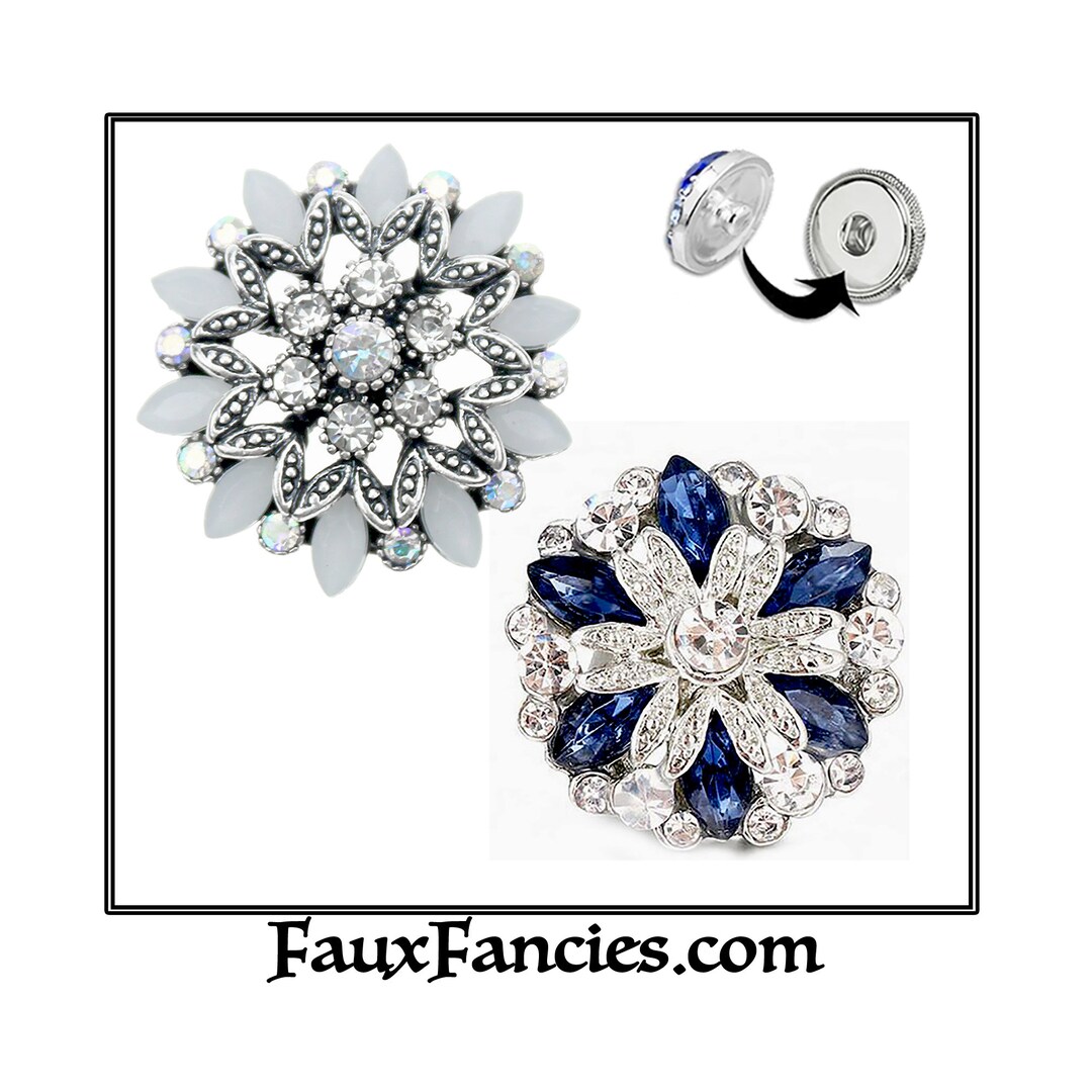 AMAZING Quality Snap Buttons, Sparkle Ginger Snap, Snap Charm ...
