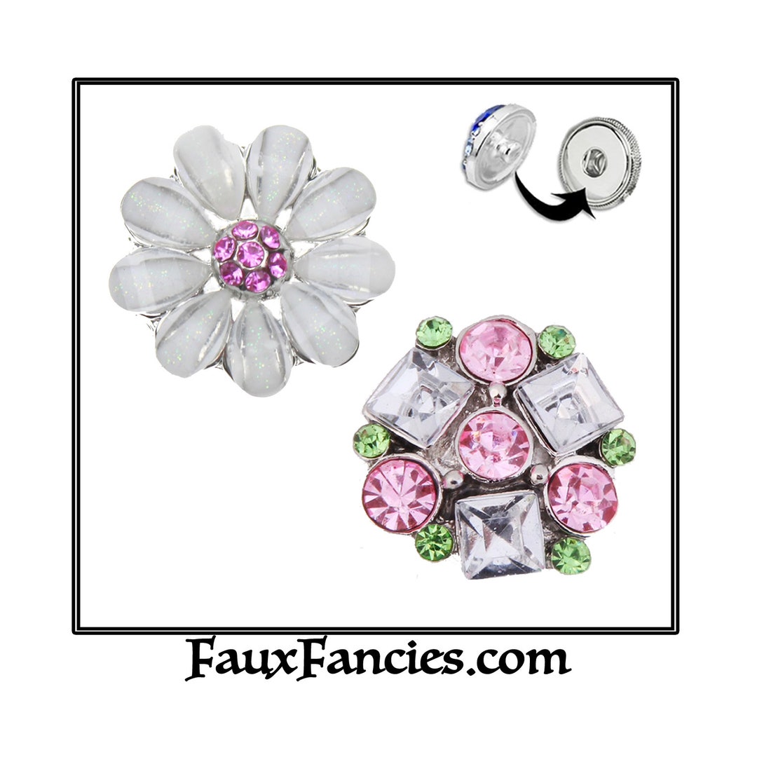 NEW!! BEAUTIFUL 18mm Snap Buttons, Ginger Snaps, Snap on Charms ...