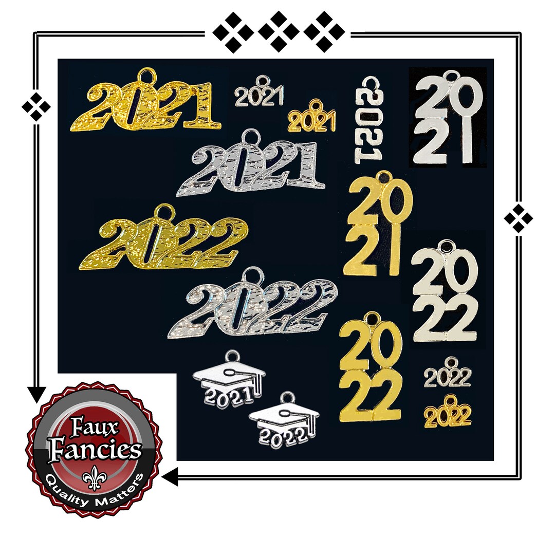 2021 Charms, 2022 Charms, Graduation Charms, Wedding Charms, DISCOUNTS ...