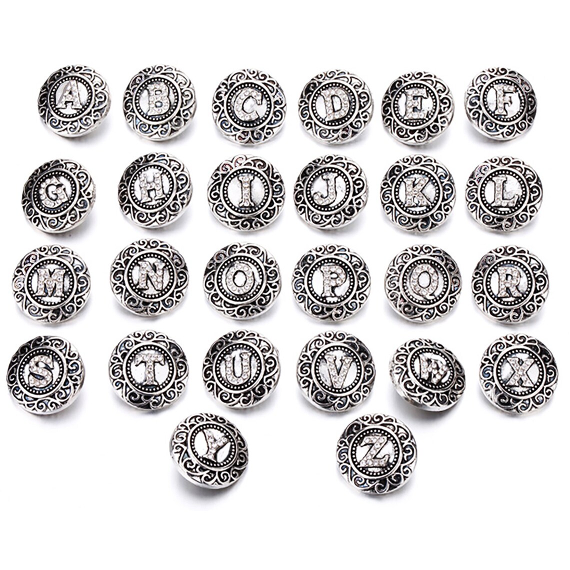 SALE 18mm Rhinestone Snap Buttons Ginger Snaps Snap on - Etsy